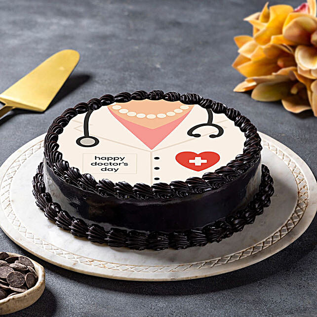 Buy/Send Heartfelt Doctors Day Chocolate Cake Online- FNP