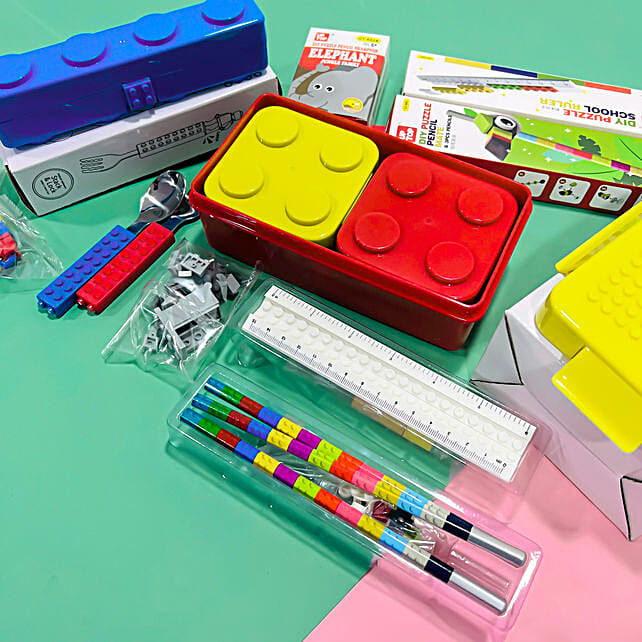 Buy/Send Lego-Inspired Creative Stationery Set with Animal Theme Online- FNP