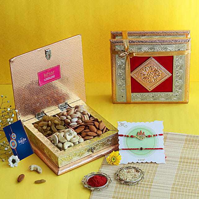 Buy/Send Rajwada Rakhi Regal Box Online- FNP
