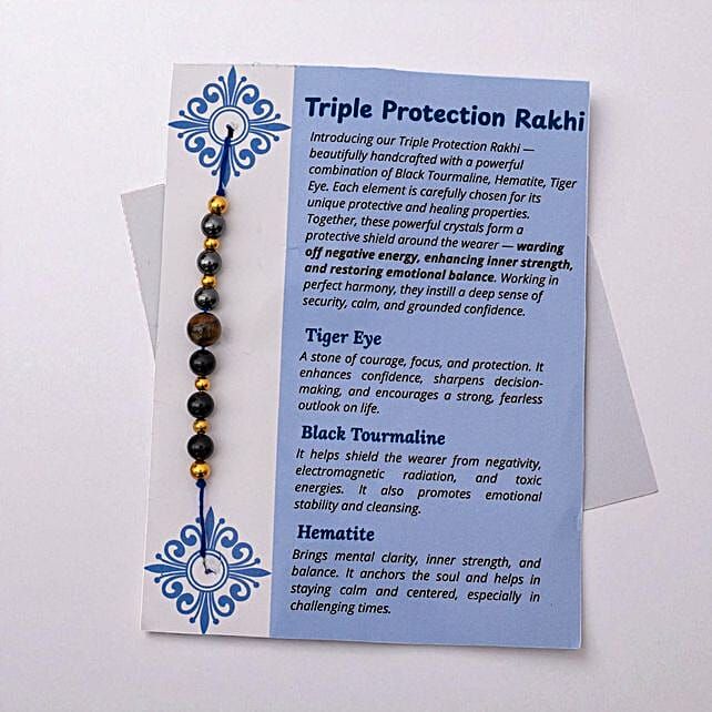 Buy/Send Guardian Shield Crystal Power Rakhi Online- FNP