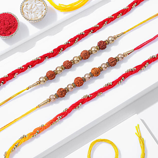 Buy/Send Sacred Thread Rakhi Duo Online- FNP