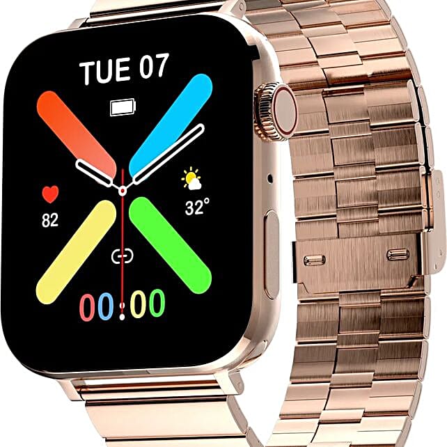 Buy/Send Fire-Boltt Zenith Gold Smartwatch Online- FNP