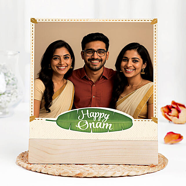 Buy/Send Customised Happy Onam Photo Frame Online- FNP