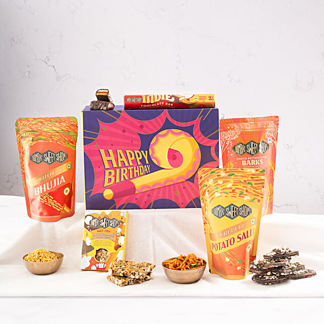 Buy/Send Birthday Delight Snack Box Online- FNP