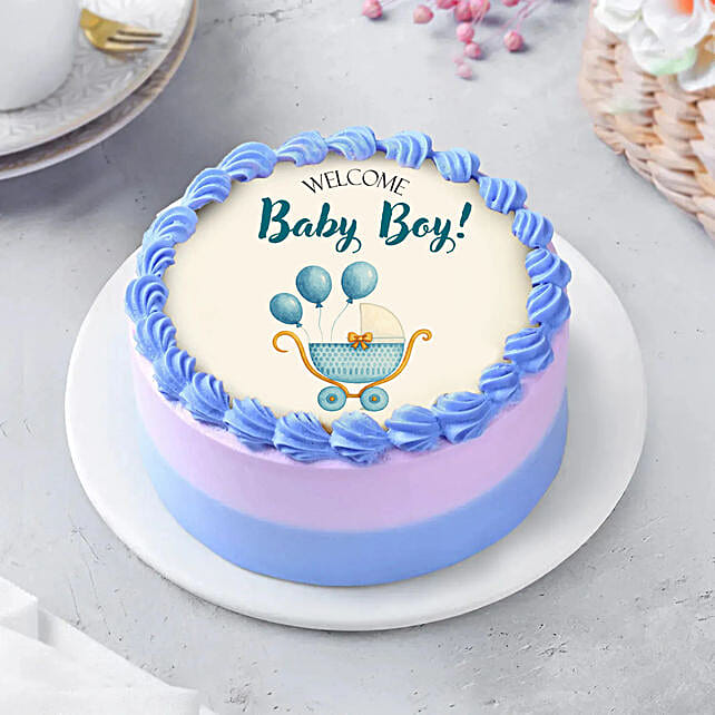Buy/Send Cute Baby Boy Chocolate Bento Cake Online- FNP