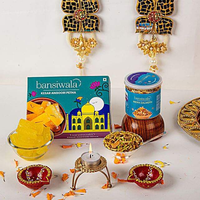 Buy/Send Festive Kesar Petha N Dal Moth Hamper Online- FNP