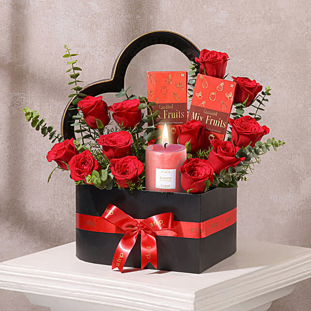 Buy/Send Scarlet Love Bloom Box Gift Online- FNP