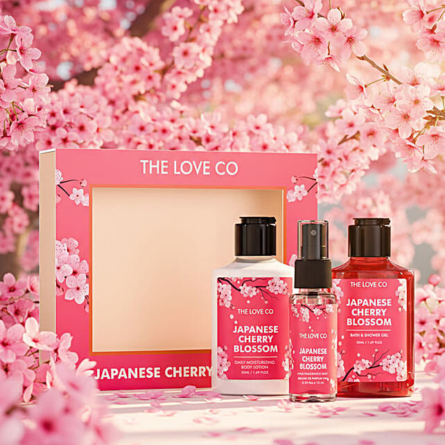Buy/Send Japanese Cherry Blossom Bloom n Glow Set Online- FNP