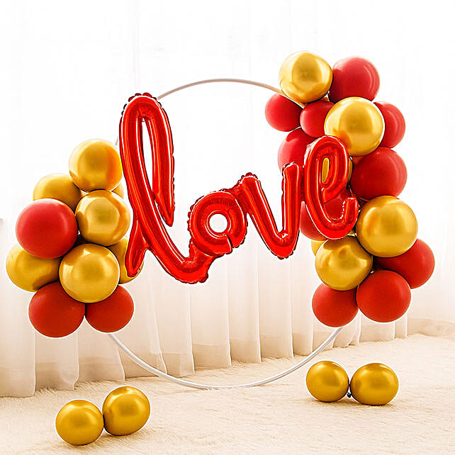 Buy/Send Cursive Love Balloon Ring Online- FNP