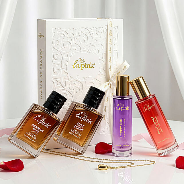 Buy/Send La Pink Diwali Splendour Perfume Gift Set Online- FNP