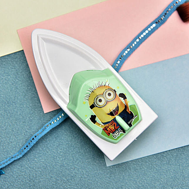 Adorable Minion Kids Rakhi malaysia | Gift Adorable Minion Kids Rakhi- FNP