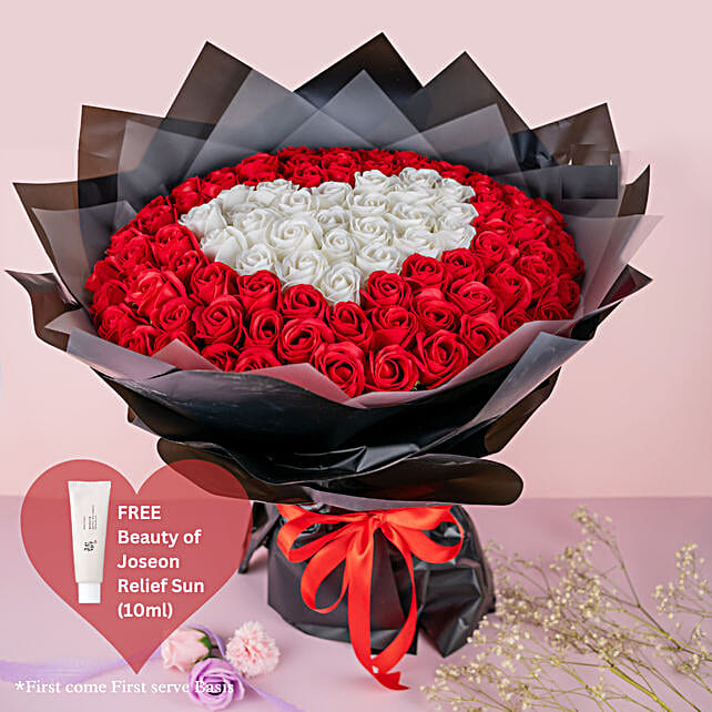 520 Soap Flower Bouquet malaysia | Gift 520 Soap Flower Bouquet- FNP