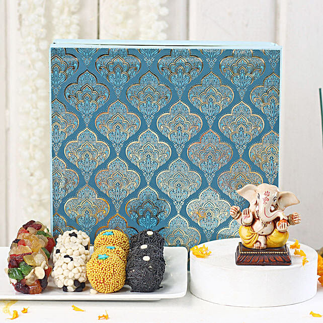Diwali Sweets & Blessings Combo mauritius | Gift Diwali Sweets ...