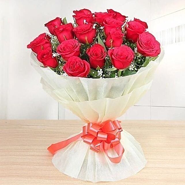 Classic Red ose Elegance- 21Pcs nepal | Gift Classic Red ose Elegance ...