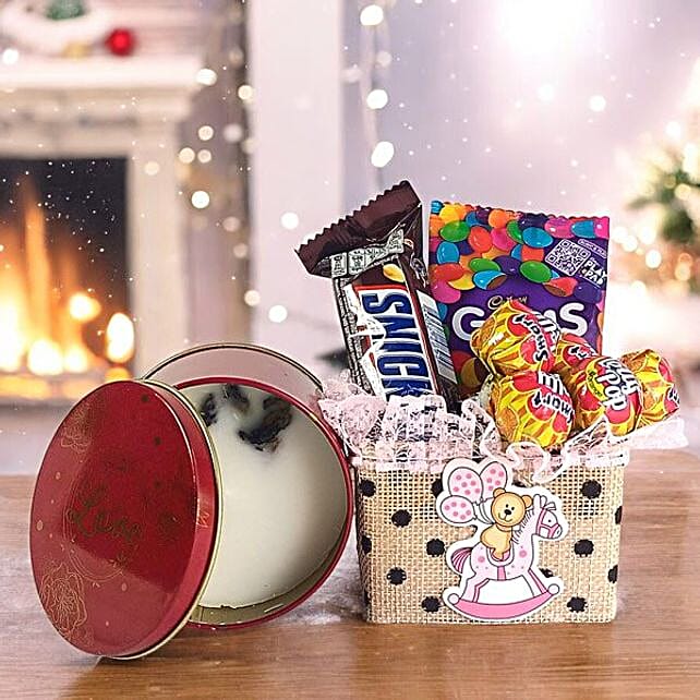 Sweet Aromatic Candle N Chocolates Delight nepal | Gift Sweet Aromatic ...