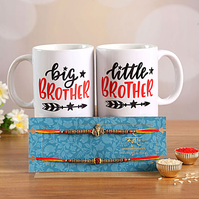Little N Big Brother Rakhis N Mugs Combo norway | Gift Little N Big ...