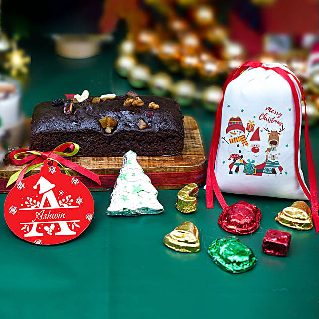 Personalised Cake Wishes Christmas Combo norway | Gift Personalised ...