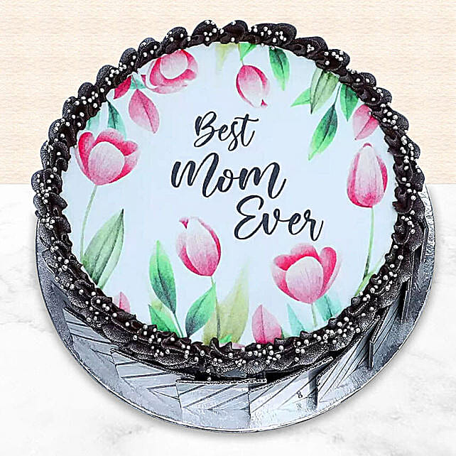 Best Mom Ever Chocolate Cake oman | Gift Best Mom Ever Chocolate Cake- FNP