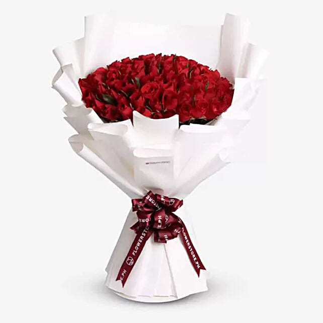 Romantic 99 Red Rose Bouquet philippines | Gift Romantic 99 Red Rose ...