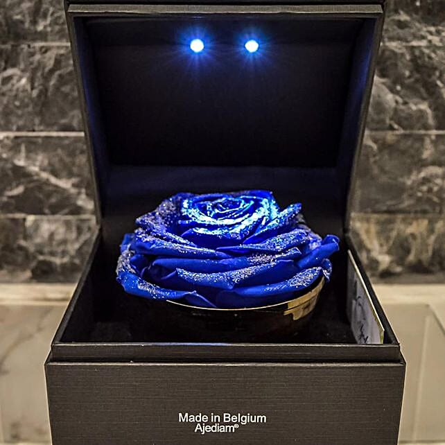 Royal Blue Diamond Rose qatar | Gift Royal Blue Diamond Rose- FNP