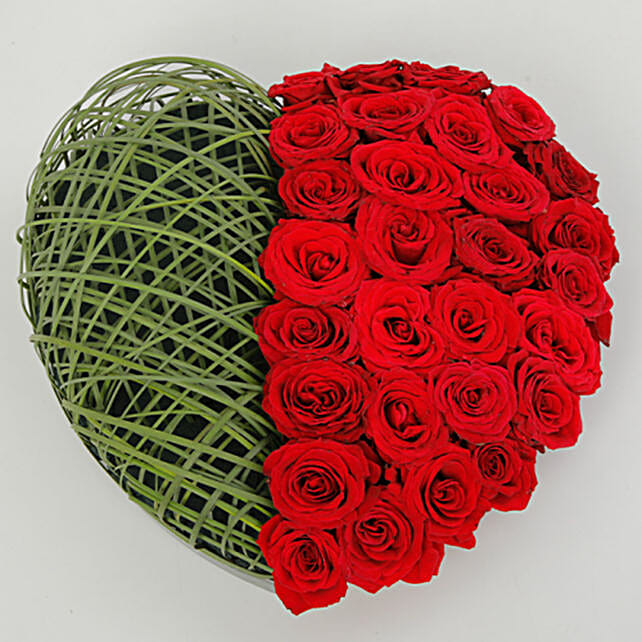 Lovely Red Roses Arrangement qatar | Gift Lovely Red Roses Arrangement- FNP