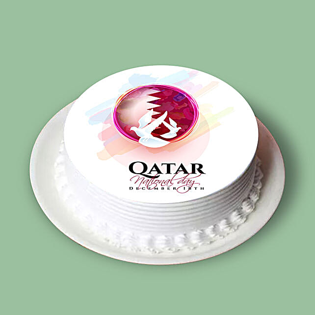 Happy National Day Cake qatar | Gift Happy National Day Cake- FNP