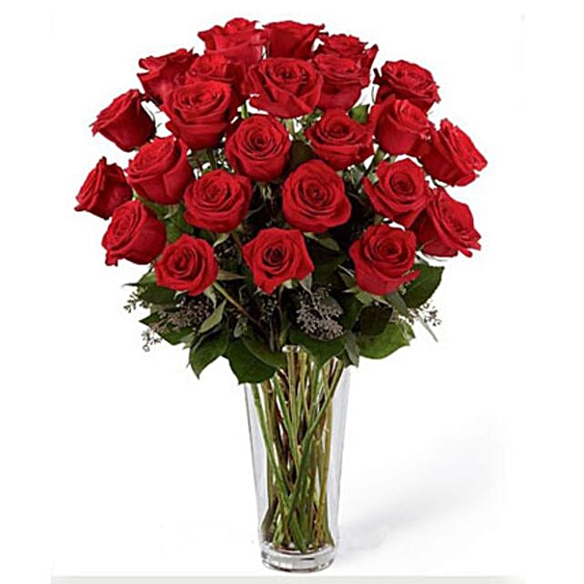 24 Red Roses Arrangement qatar | Gift 24 Red Roses Arrangement- FNP