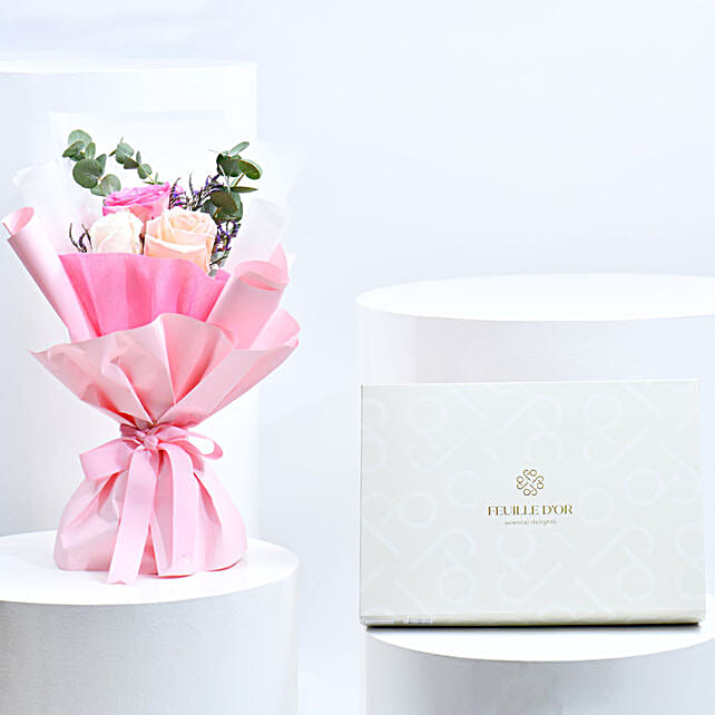 Rosy Collection qatar | Gift Rosy Collection- FNP