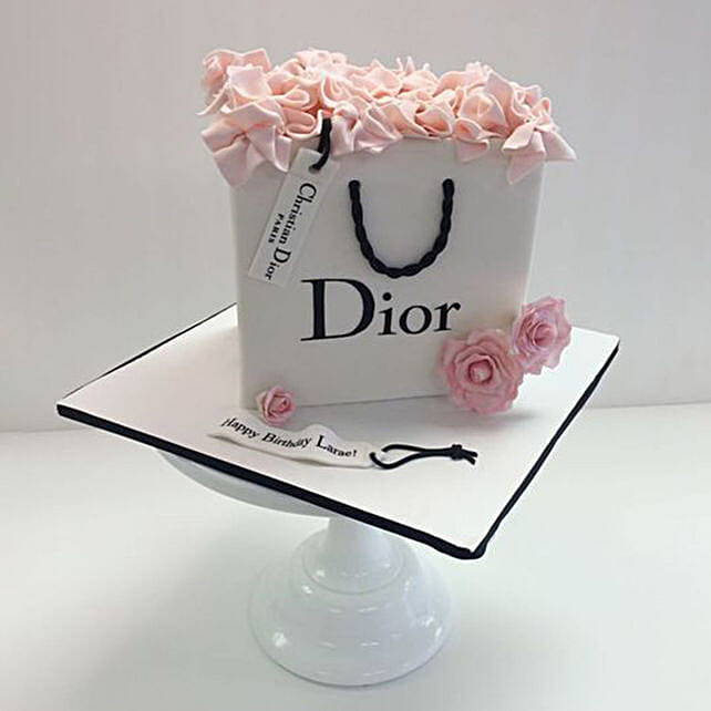 Dior Designer Cake qatar | Gift Dior Designer Cake- FNP