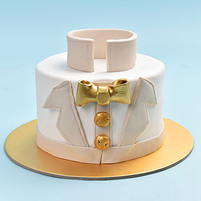 Gentleman Designer Cake qatar | Gift Gentleman Designer Cake- FNP