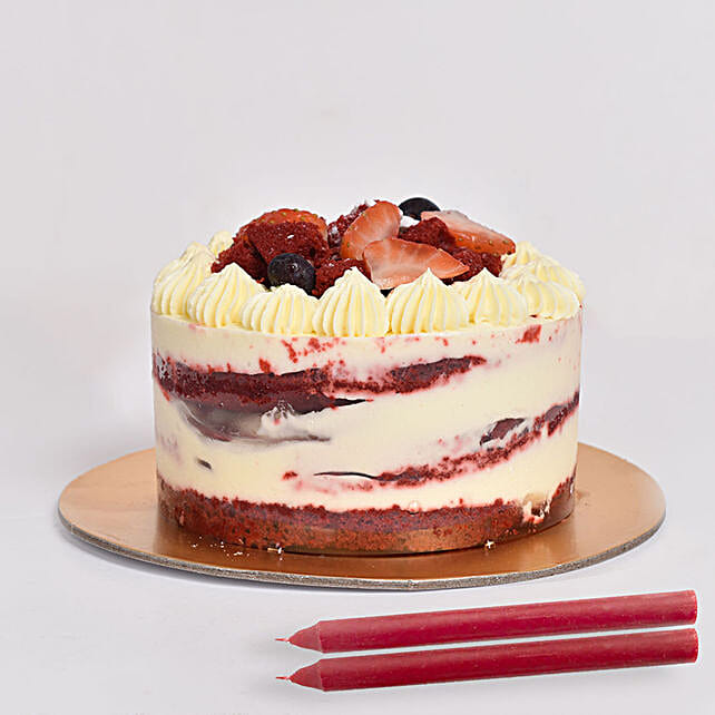 Mono Cake With Candle qatar | Gift Mono Cake With Candle- FNP