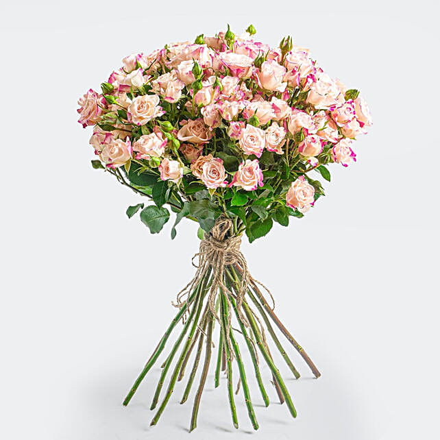 Rustic Spray Roses Bouquet qatar | Gift Rustic Spray Roses Bouquet- FNP
