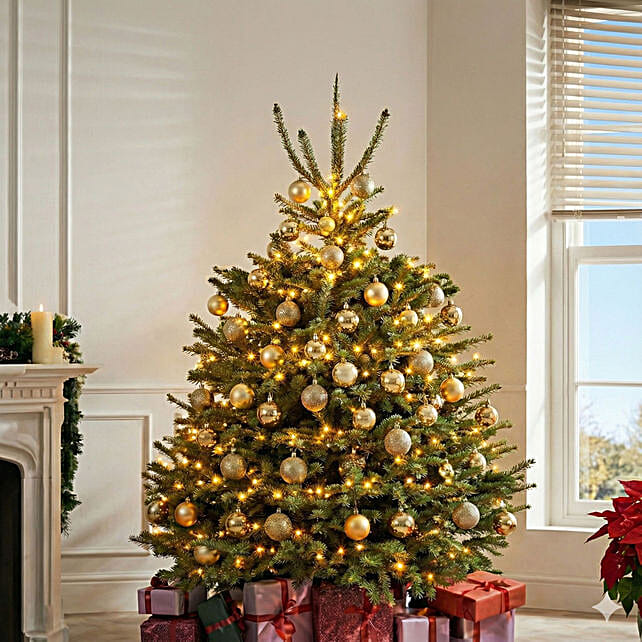 Golden Glow Artificial Christmas Tree qatar | Gift Golden Glow ...