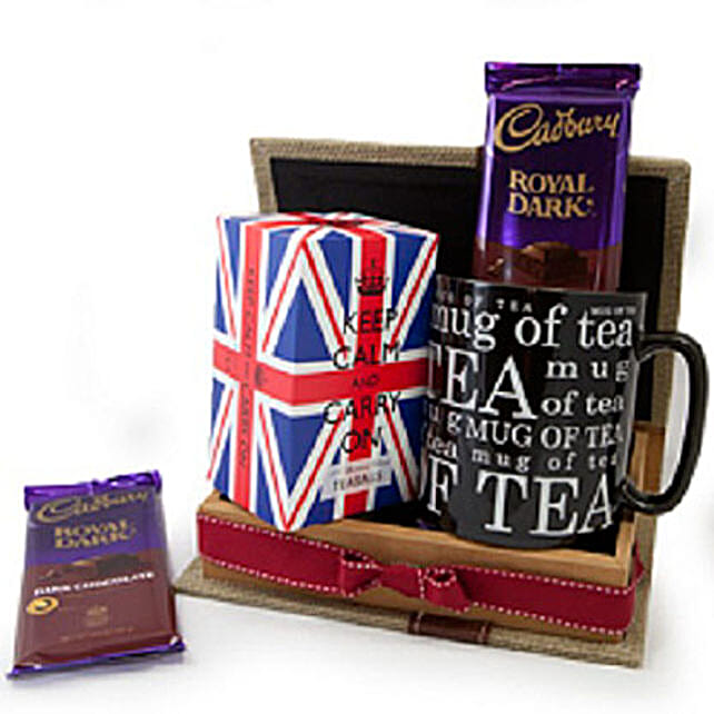 Keep Calm Tea Set singapore | Gift Keep Calm Tea Set- FNP