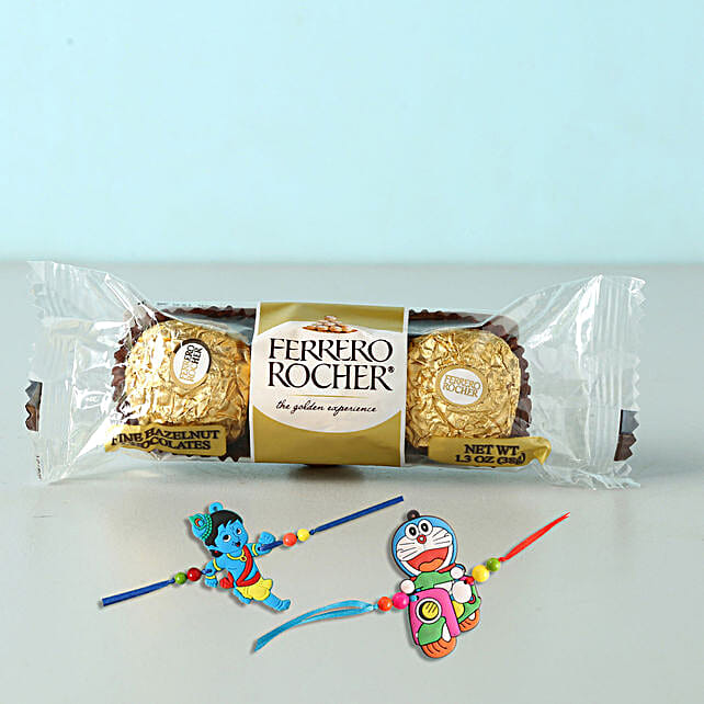 Zesty Kids Rakhi And Rocher Combo singapore | Gift Zesty Kids Rakhi And ...