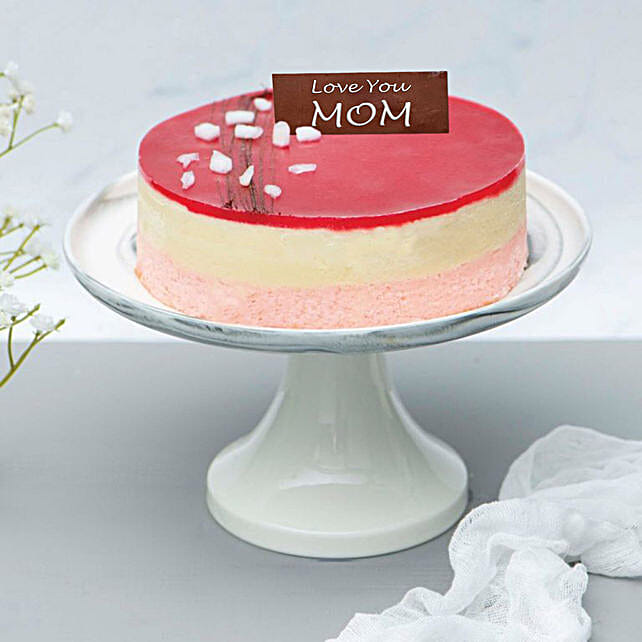 Raspberry Lychee Rose Cake For Mother's Day singapore | Gift Raspberry ...