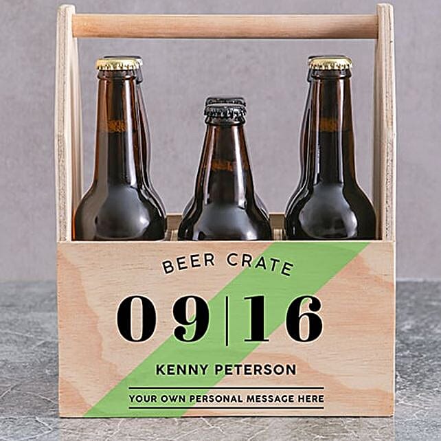 Personalised Printed Beer Crate south-africa | Gift Personalised ...