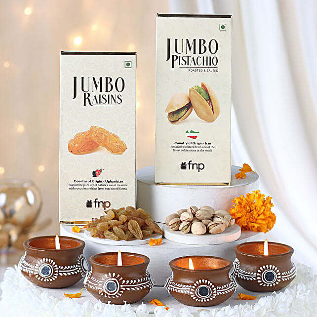 Diwali Delight and Radiant Diyas Combo sri-lanka | Gift Diwali Delight ...