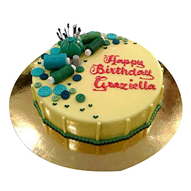 Needle and Thread Cake uae | Gift Needle and Thread Cake- FNP