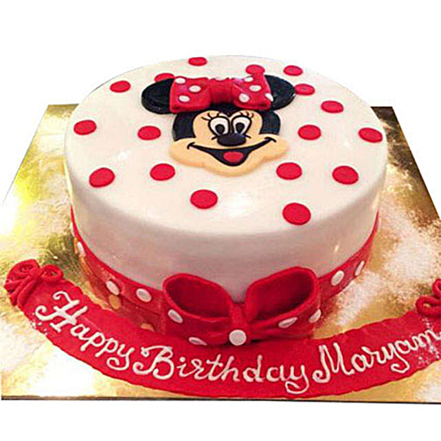 Pretty Minnie Cake uae | Gift Pretty Minnie Cake- FNP