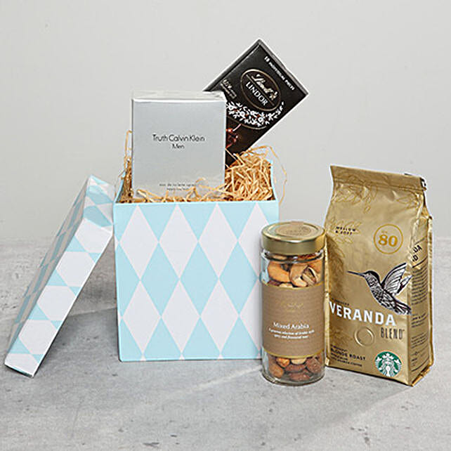 Calvin Klein Perfume and Coffee Hamper uae | Gift Calvin Klein Perfume ...