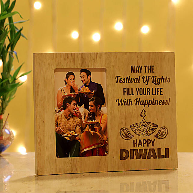 Happy Diwali Personalised Photo Frame uae | Gift Happy Diwali ...