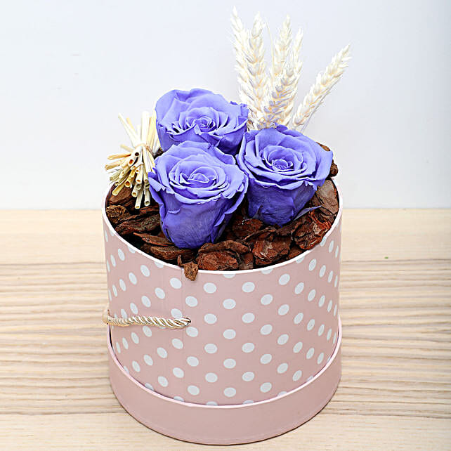 Purple Forever Roses uae | Gift Purple Forever Roses- FNP