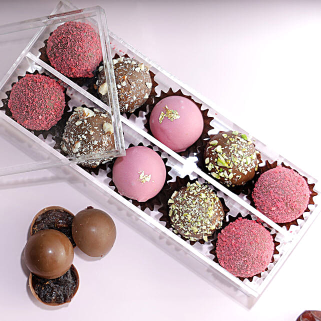10 Assorted Flavoured Truffles uae | Gift 10 Assorted Flavoured ...