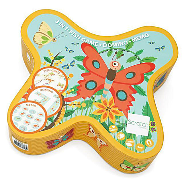 3 In 1 Butterfly Game uae | Gift 3 In 1 Butterfly Game- FNP