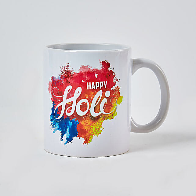 Happy Holi Mug uae | Gift Happy Holi Mug- FNP