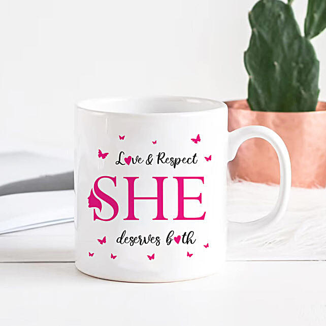 Love and Respect for Her Mug uae | Gift Love and Respect for Her Mug- FNP