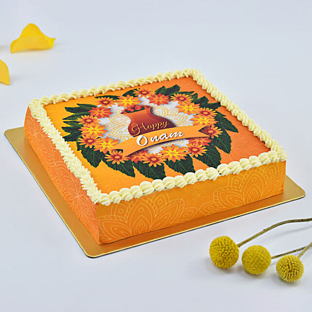 Happy Onam Cake uae | Gift Happy Onam Cake- FNP