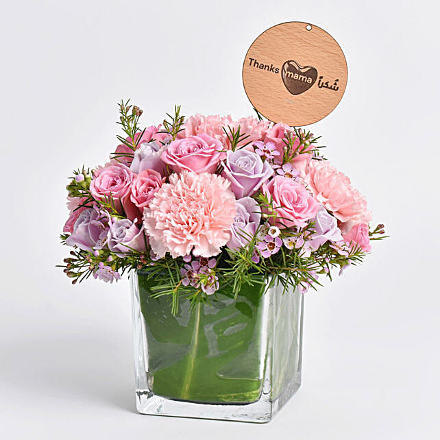Thanks Mama Flower Arrangement uae | Gift Thanks Mama Flower ...