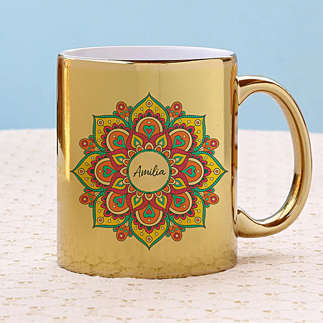 Womens Personalized Mandala Art Mug uae | Gift Womens Personalized ...